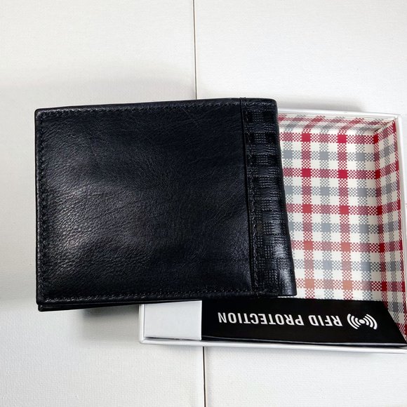 Ben Sherman | Bags | Ben Sherman Longford Black Leather Bifold Wallet ...